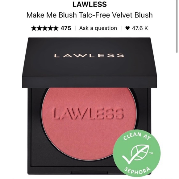 LAWLESS | Makeup | Lawless Make Me Blush Talcfree Velvet Blush Shade ...